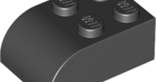 LEGO Part 4227682 - 6215 - Brick 2x3 with Arch Black | LEGO Bricks ...