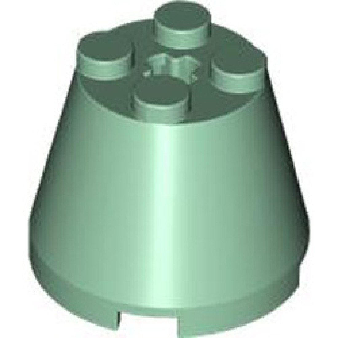 LEGO Part 4595809 - 6233 - Rocket Step 3x3x2 with Cross Sand Green ...