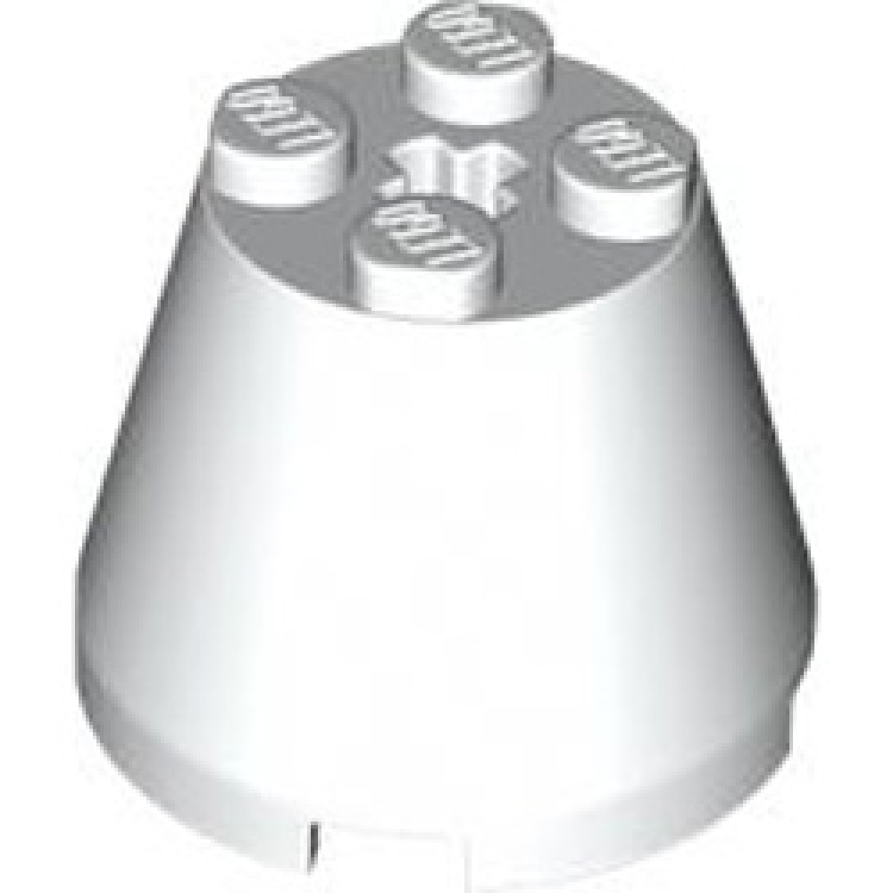 LEGO Part 6188466 - 6233 - Rocket Step 3x3x2 with Cross White | LEGO ...