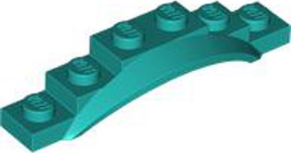 LEGO Part 6336512 - 62361 - Screen 1x6x1 with Edge Bright Bluish Green ...