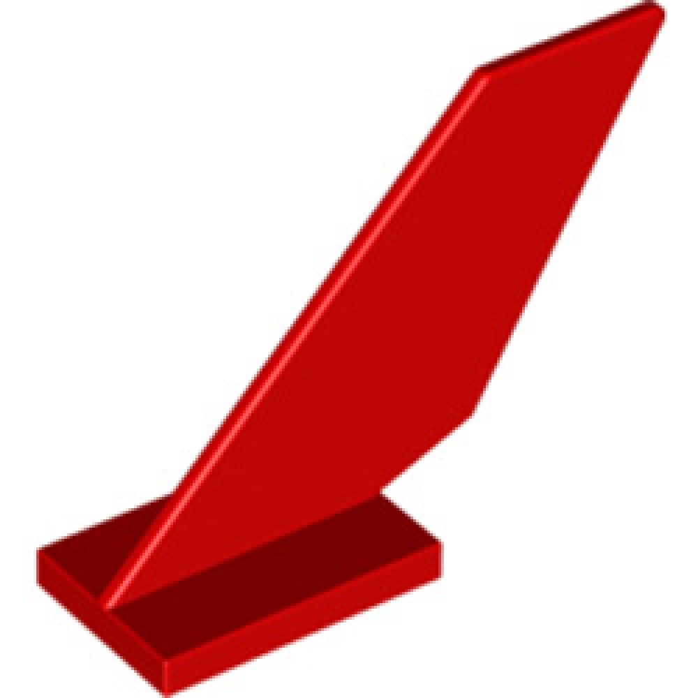 LEGO Part 6054539 - 6239 - Rudder 2x6x4 Bright Red | LEGO Bricks ...