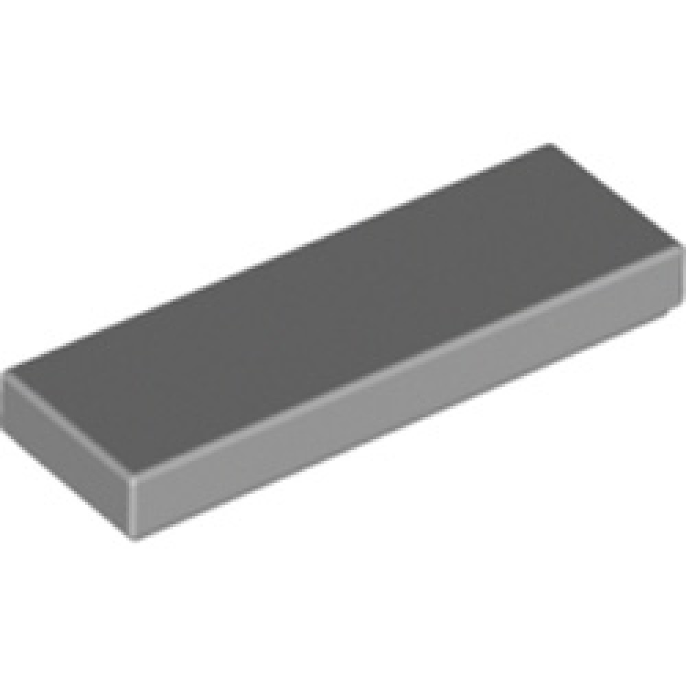 LEGO Part 4558169 - 63864 - Flat Tile 1x3 Medium Stone Grey | LEGO ...