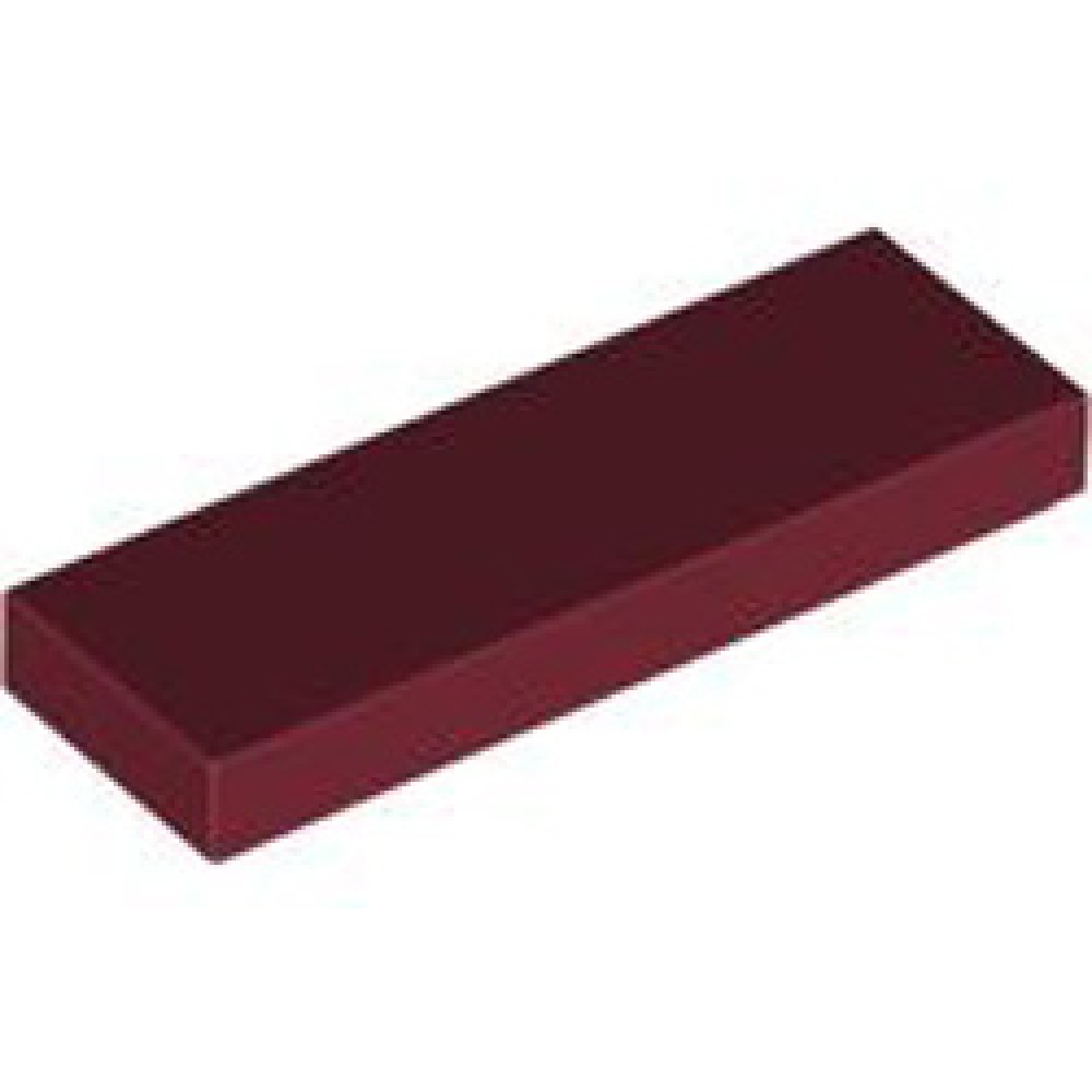 LEGO Part 4583299 - 63864 - Flat Tile 1x3 Dark Red | LEGO Bricks ...