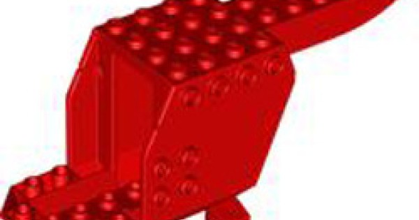 LEGO Part 6310215 - 65096 - Helicopter 4x14x5 Bright Red | LEGO Bricks ...