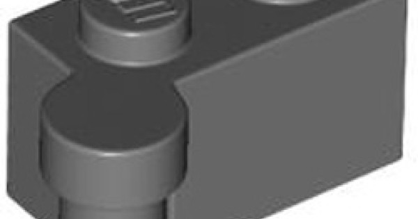 LEGO Part 6327414 - 65122 - Hinge 1x2 Upper Part Dark Stone Grey | LEGO ...