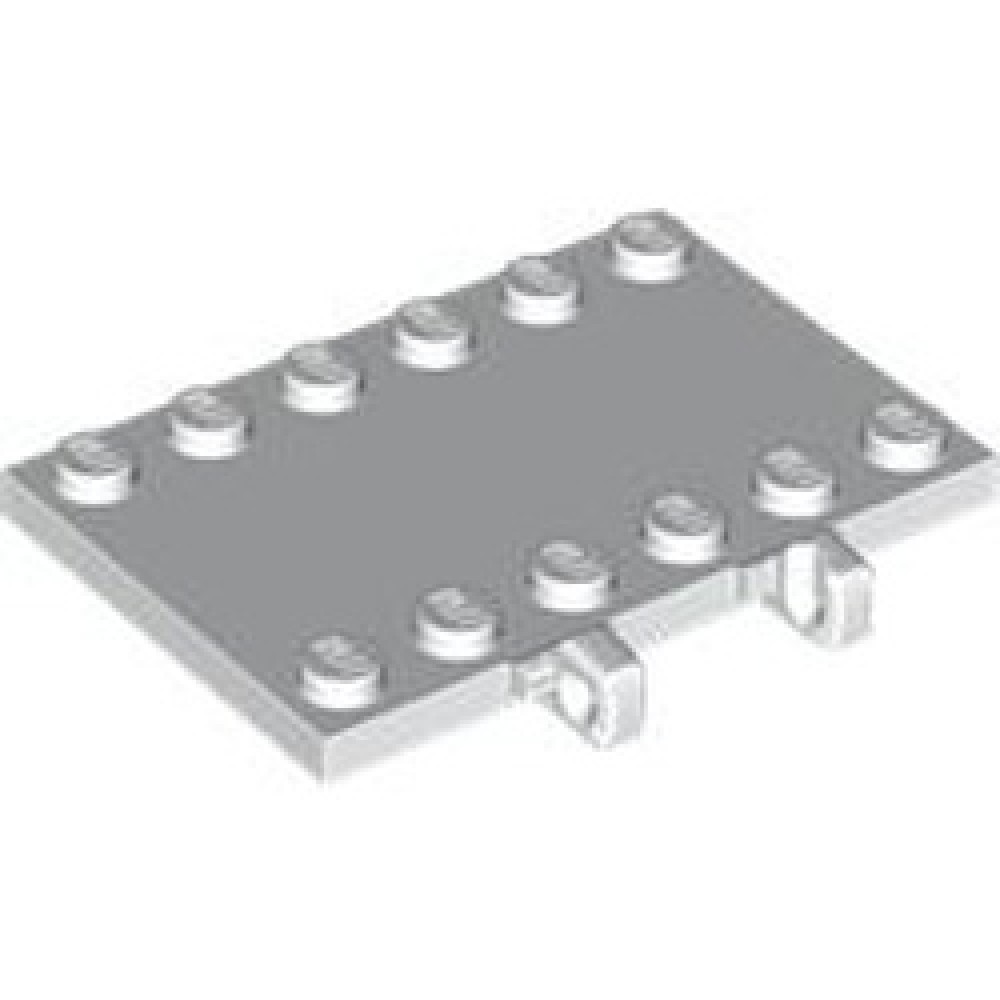 LEGO Part 6317532 - 65133 - Plate 4x6 with Vertical Stub White | LEGO ...