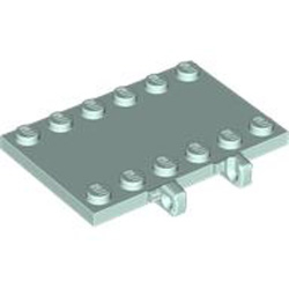 LEGO Part 6317534 - 65133 - Plate 4x6 with Vertical Stub Aqua | LEGO ...