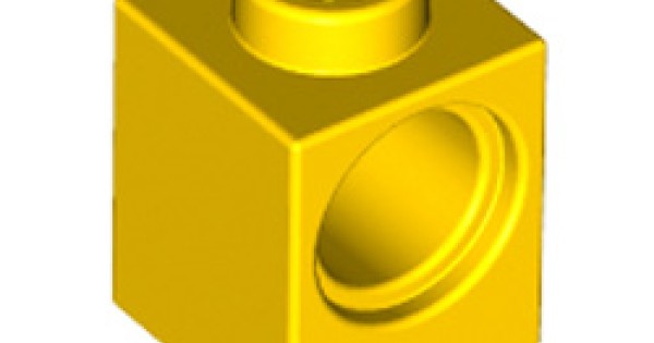 LEGO Part 654124 - 6541 - Technic Brick 1x1 Bright Yellow | LEGO Bricks ...