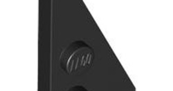 LEGO Part 6295293 - 65426 - Right Plate 2x4 Degree 27 Black | LEGO ...