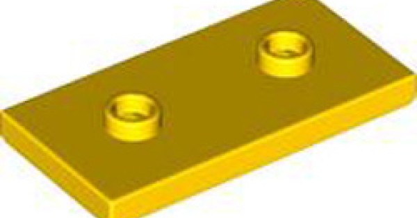 LEGO Part 6424448 - 65509 - Plate 2x4 with 2 Knobs Bright Yellow | LEGO ...