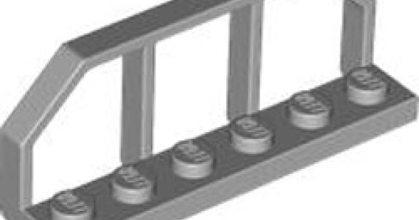 LEGO Part 6476877 - 6583 - Hand Rail 1.5x6x2 Medium Stone Grey | LEGO ...