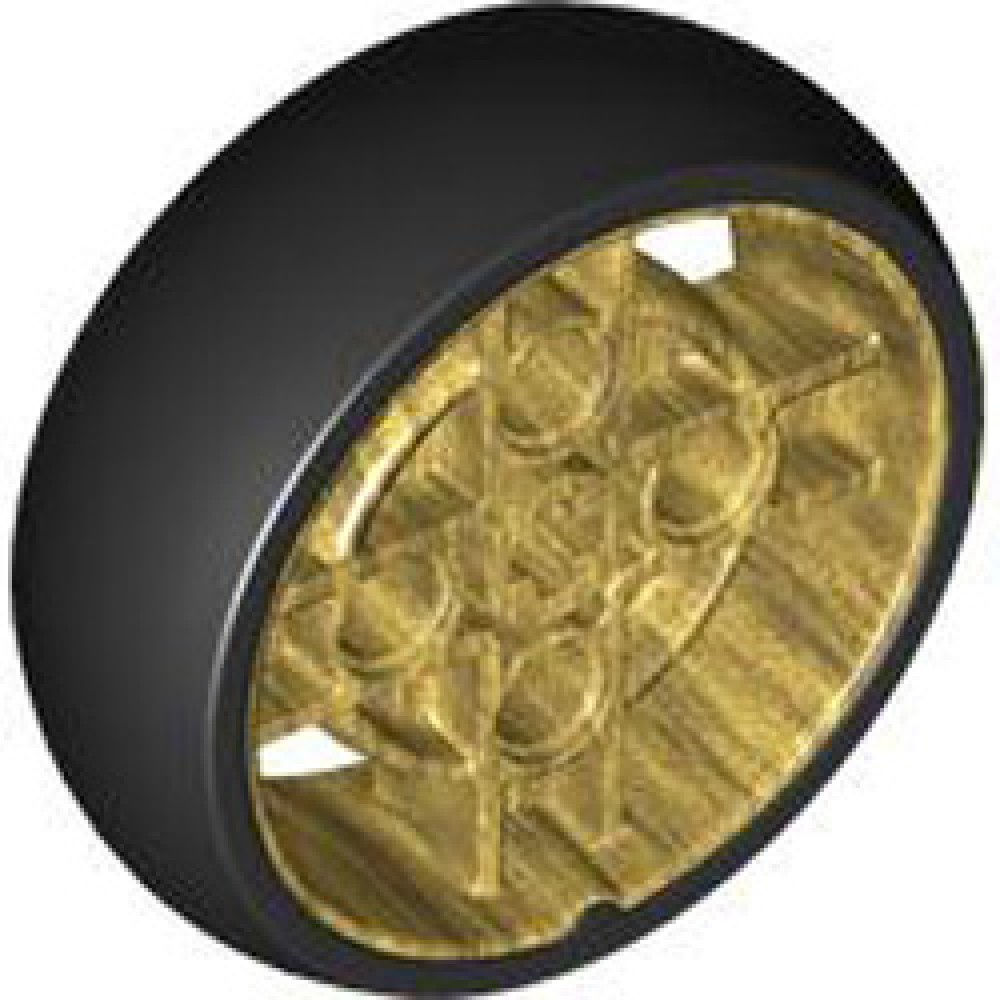 LEGO Part 6395295 - 65834 - Wheel Diameter 43 Warm Gold | LEGO Bricks ...