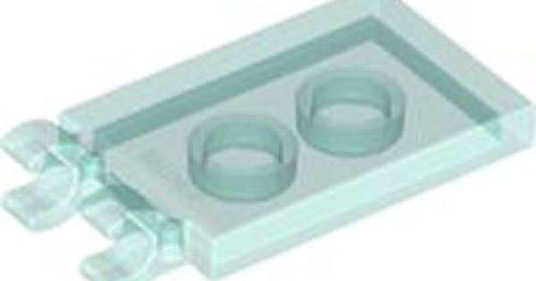 LEGO Part 4603191 - 65886 - Plate 2x3 with Holder Transparent Light ...