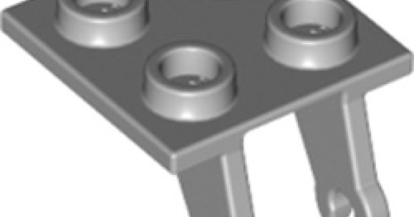 LEGO Part 4211351 - 66199 - Wheel Fork 2x2 Medium Stone Grey | LEGO ...