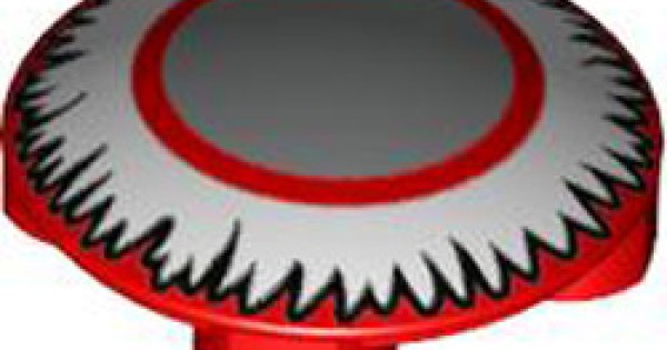 LEGO Part 6298796 - 67527 - Slide Shoe Round 2x2 Number 16 Bright Red ...
