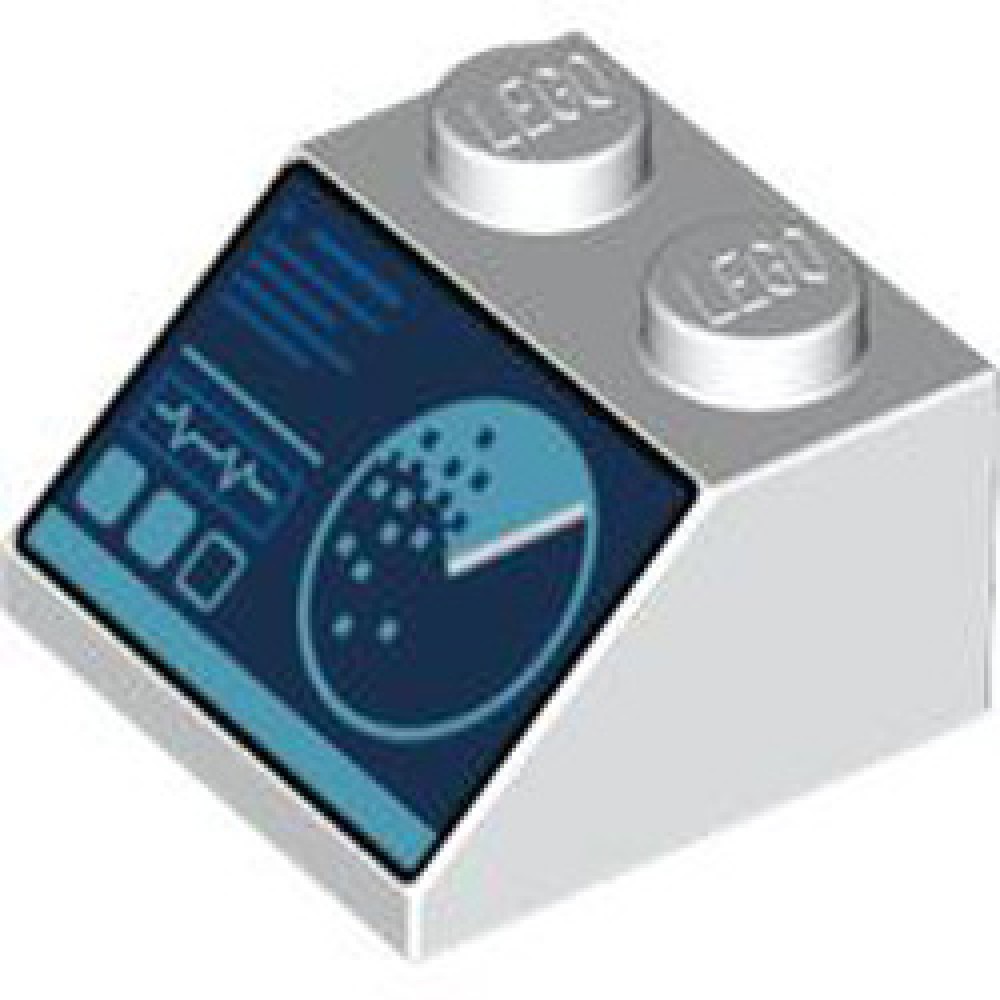 LEGO Part 6309297 - 69043 - Roof Tile 2x2 45 Degree Number 25 White ...