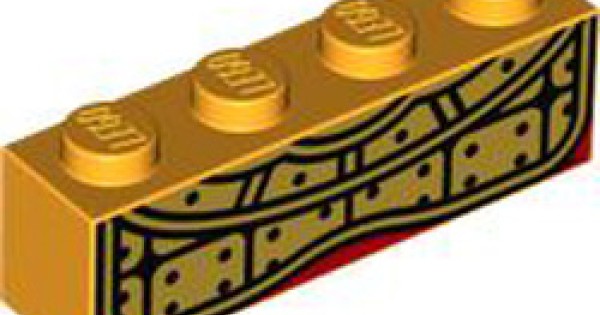 LEGO Part 6315463 - 69428 - Brick 1x4 Number 79 Flame Yellowish Orange ...