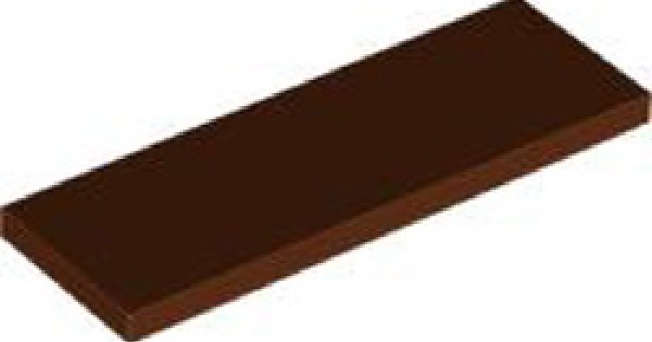 LEGO Part 6326103 - 69729 - Tile 2x6 Reddish Brown | LEGO Bricks ...