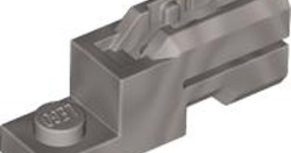 LEGO Part 6345950 - 69754 - Plate 1x2 with Shooter Number 1 Silver ...