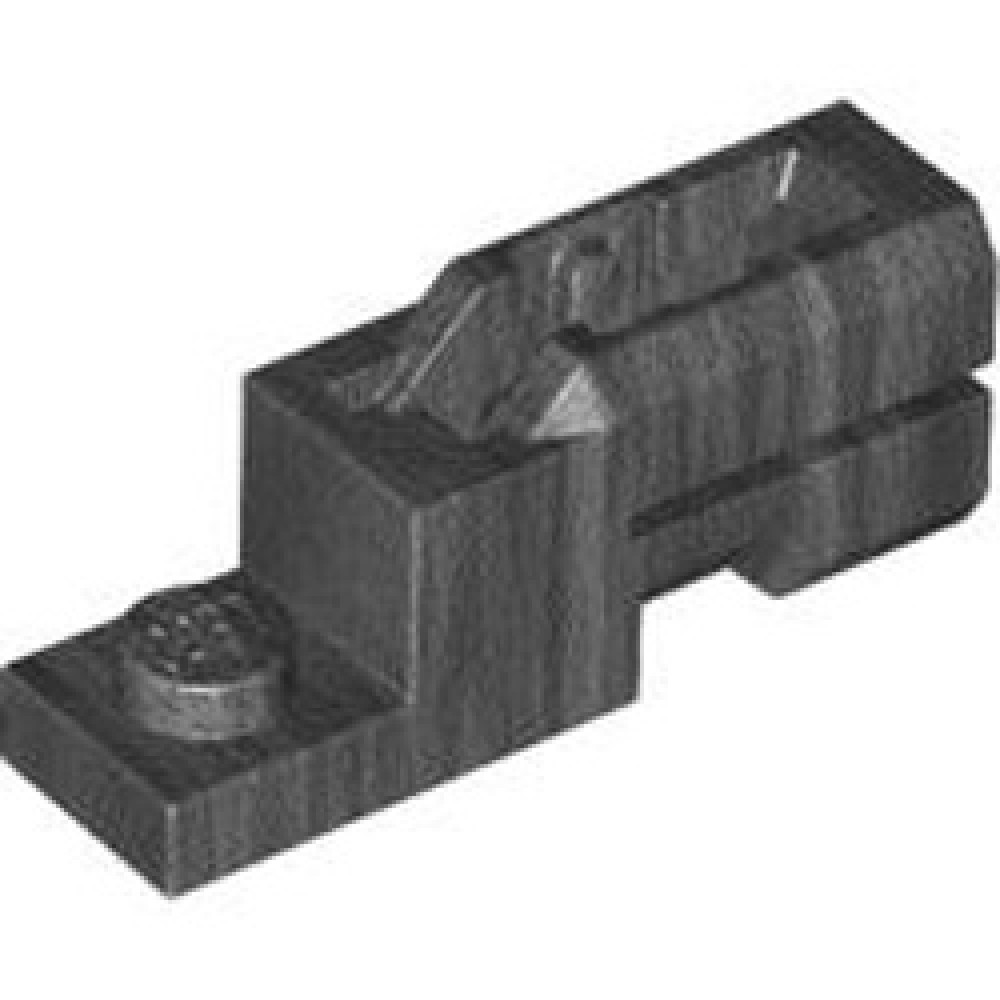 LEGO Part 6345952 - 69754 - Plate 1x2 with Shooter Number 1 Titanium ...