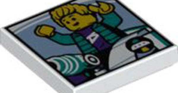 LEGO Part 6323428 - 72196 - Flat Tile 2x2 Number 621 White | LEGO ...