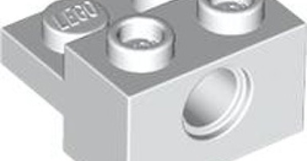 LEGO Part 6342970 - 73109 - Brick 2x2 with 4.85 Hole Number 1 White ...