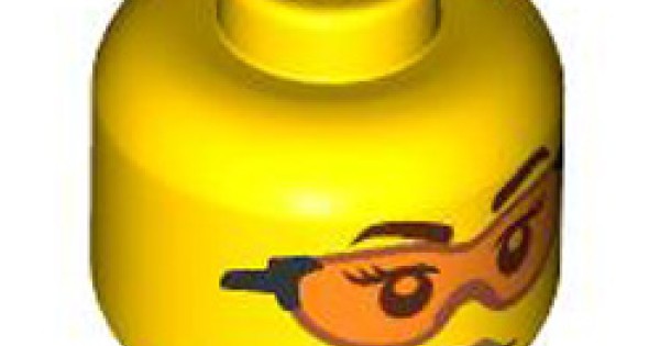 LEGO Part 6328351 - 73665 - Mini Head Number 3360 Bright Yellow | LEGO ...