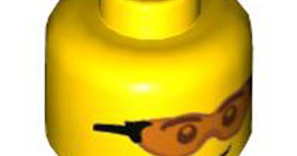 LEGO Part 6329589 - 73906 - Mini Head Number 3361 Bright Yellow | LEGO ...