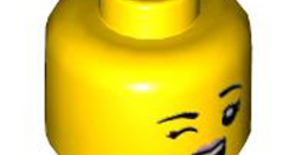 LEGO Part 6334588 - 76822 - Mini Head Number 3416 Bright Yellow | LEGO ...