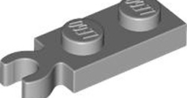 LEGO Part 6354568 - 78256 - Plate 1x2 with Holder Medium Stone Grey ...