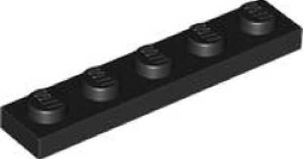 LEGO Part 6350415 - 78329 - Plate 1x5 Black | LEGO Bricks, Replacement ...