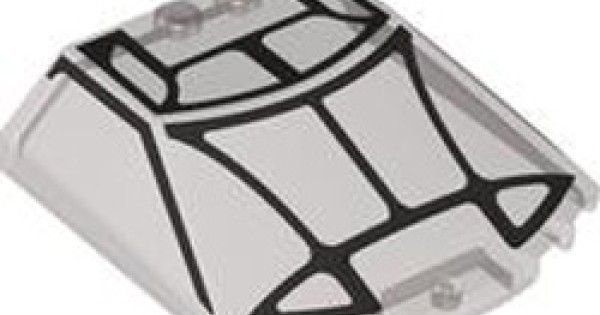 LEGO Part 6350066 - 78979 - Windscreen 6x6x1 1/3 Number 6 Transparent ...