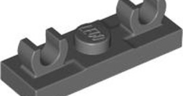LEGO Part 6365692 - 79987 - Plate 1x3 with Vertical 3.2 Number 1 Dark ...