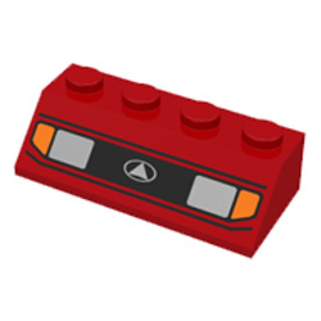 LEGO Part 4107899 - 82927 - Roof Tile 2x4 / 45 Degree with Headlights ...