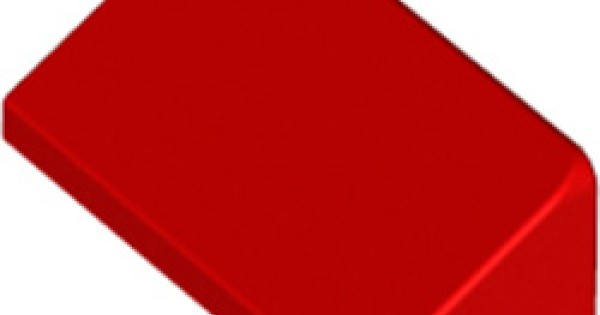 LEGO Part 4651524 - 85984 - Roof Tile 1x2x2/3 Bright Red | LEGO Bricks ...