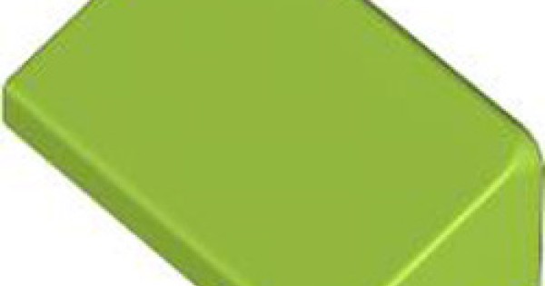 LEGO Part 6025026 - 85984 - Roof Tile 1x2x2/3 Bright Yellowish Green ...