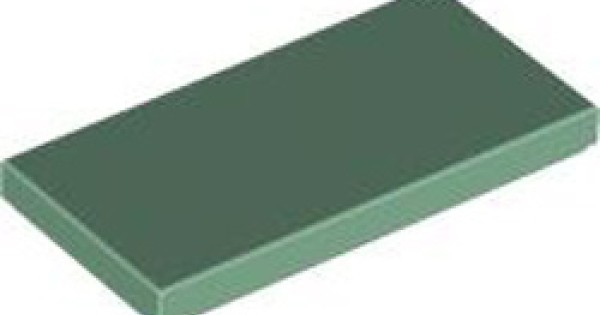 LEGO Part 4633693 - 87079 - Flat Tile 2x4 Sand Green | LEGO Bricks ...