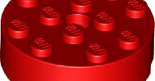 LEGO Part 4610843 - 87081 - Brick 4x4 Round with Diameter 4.9 Hole ...