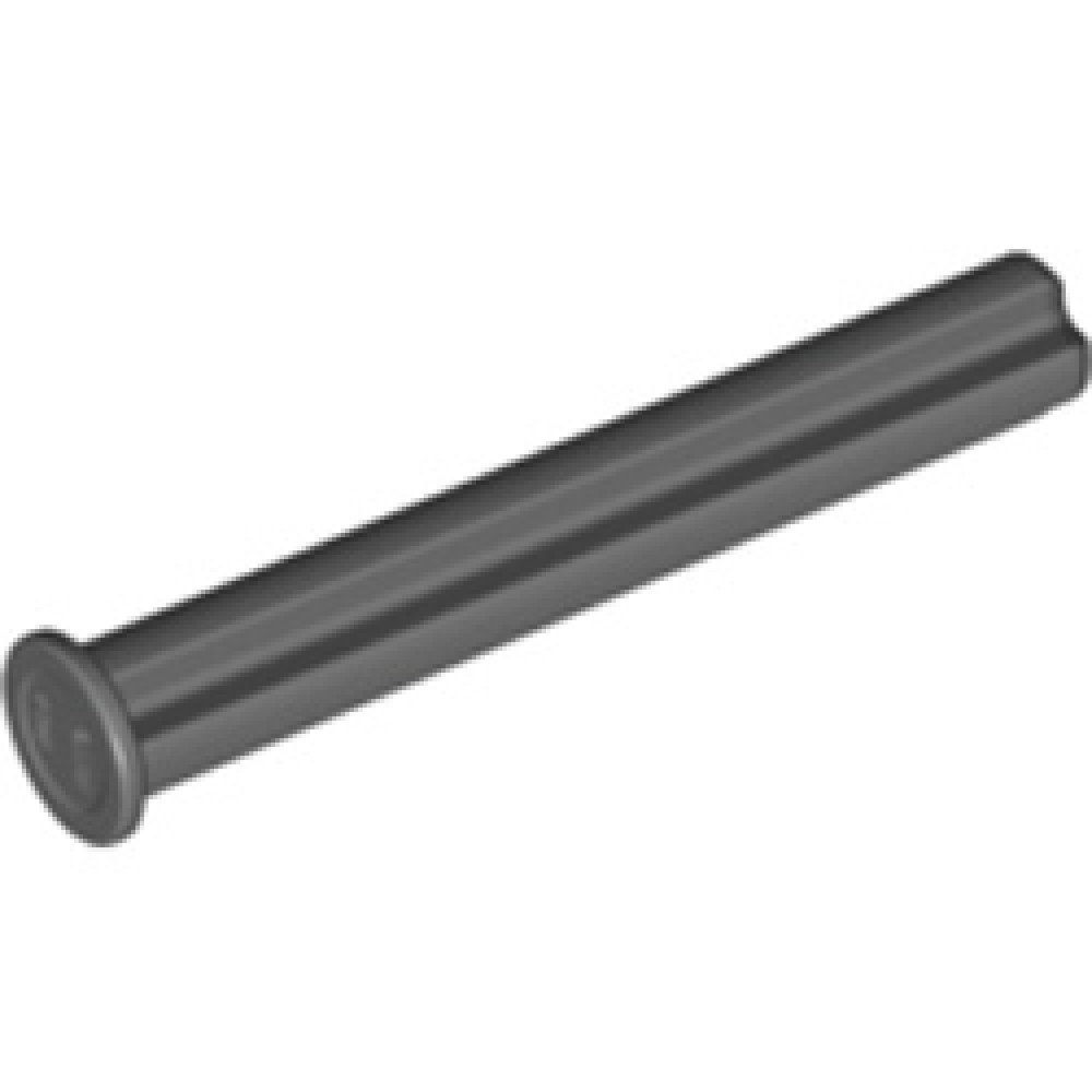 LEGO Part 6083620 - 87083 - Cross Axle 4M with End Stop Dark Stone Grey ...