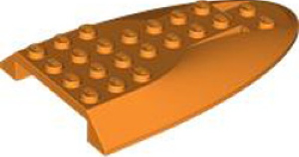 LEGO Part 6220698 - 87615 - Roof Tile 6x10 with Double Bow Bright ...