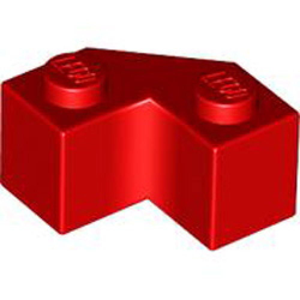 LEGO Part 4581525 - 87620 - Brick 2x2 with Angle 45 Degree Bright Red ...