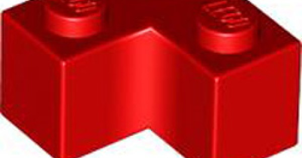 LEGO Part 4581525 - 87620 - Brick 2x2 with Angle 45 Degree Bright Red ...