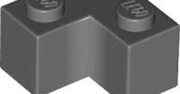 LEGO Part 4624186 - 87620 - Brick 2x2 with Angle 45 Degree Dark Stone ...