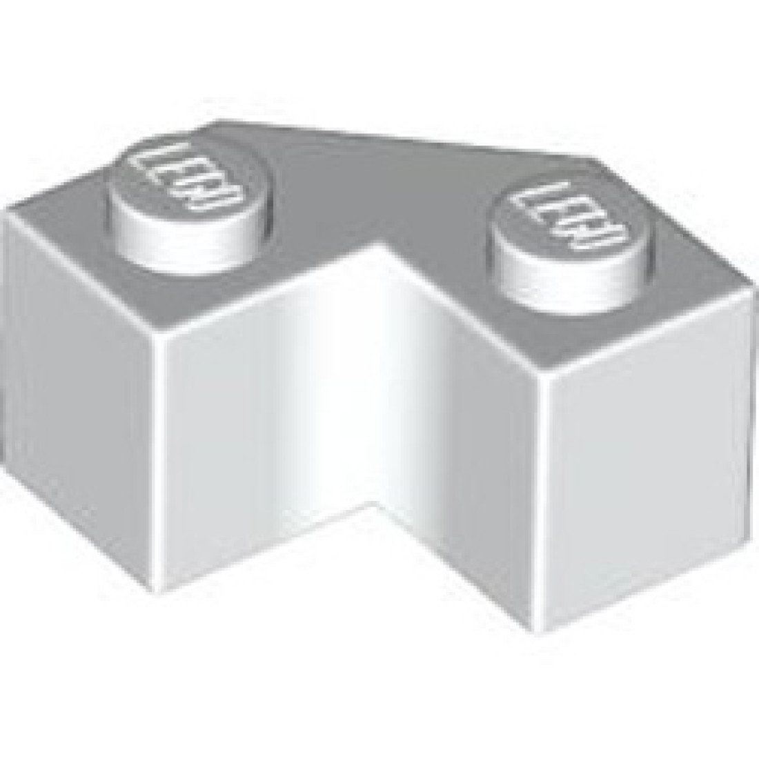 LEGO Part 6137926 - 87620 - Brick 2x2 with Angle 45 Degree White | LEGO ...