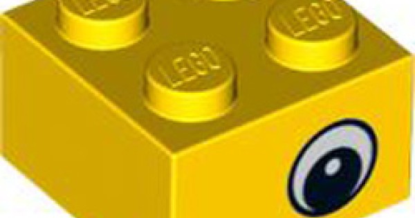 LEGO Part 4569077 - 88397 - Brick 2x2 Number 1 Bright Yellow | LEGO ...