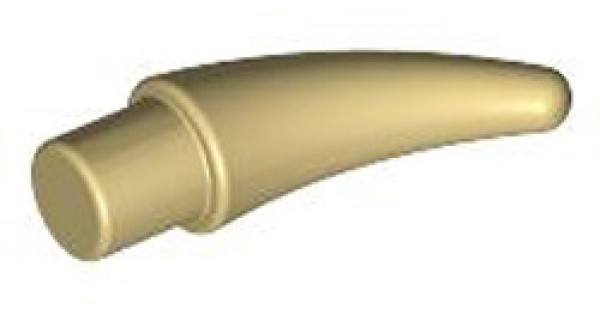LEGO Part 6063671 - 88513 - Horn with Shaft Diameter 3.2 Brick Yellow ...