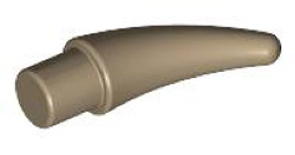 LEGO Part 6270111 - 88513 - Horn with Shaft Diameter 3.2 Sand Yellow ...