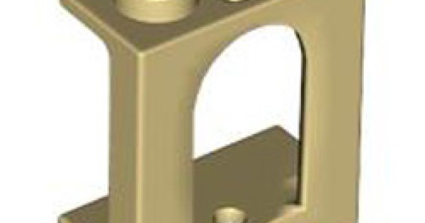 LEGO Part 4642933 - 90195 - Wall 1x2x2 with Bowed Slit Brick Yellow ...