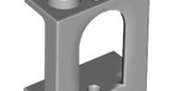 LEGO Part 4642934 - 90195 - Wall 1x2x2 with Bowed Slit Medium Stone ...