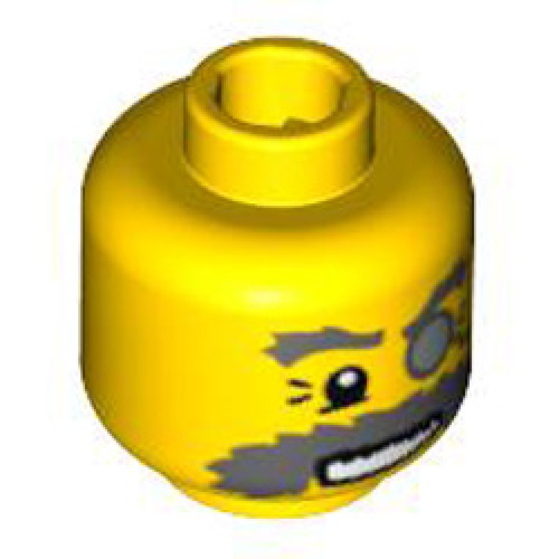 LEGO Part 4587888 - 91809 - Mini Head with Explorer Design Bright ...